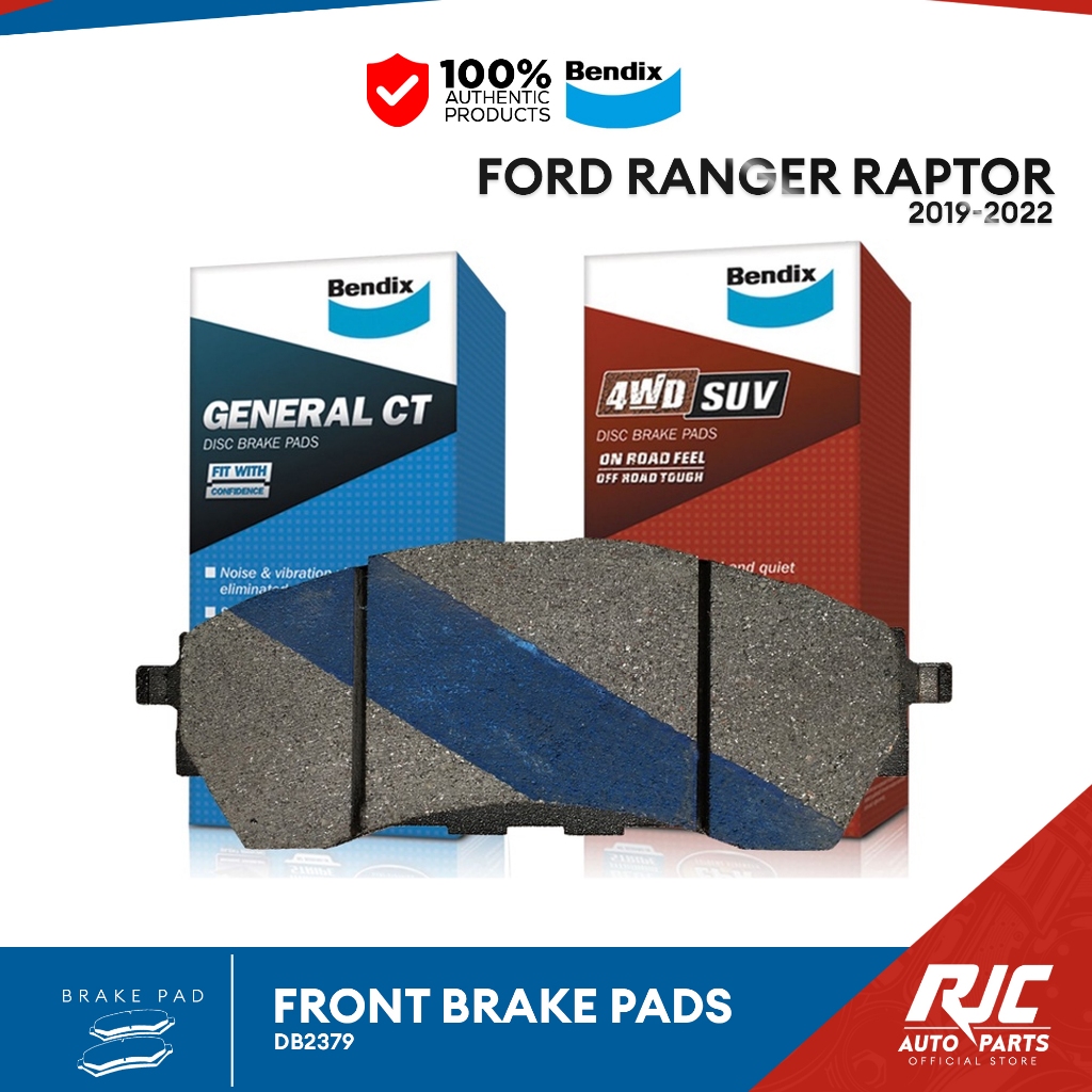 BENDIX BRAKE PAD FORD RANGER RAPTOR FRONT 2019-2022 DB2379 Ranger 1set ...