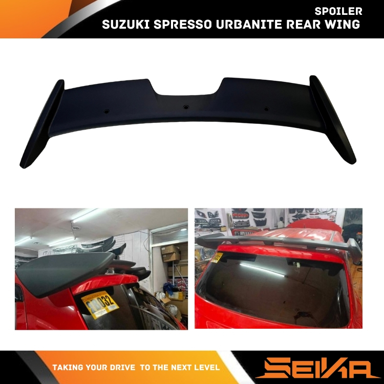 Suzuki Spresso spoiler, 2020-2024, Urbanite Rear Wing Spoiler, car ...
