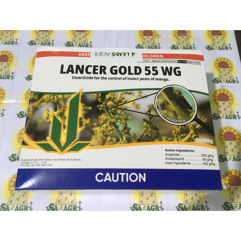 LANCER GOLD 55 WG ACEPHATE/ IMIDACLOPRID (5X100g) by Leads | Shopee ...