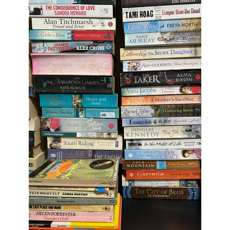 Assorted Pre-loved Book Bundles | 3 for 180 pesos | Shopee Philippines
