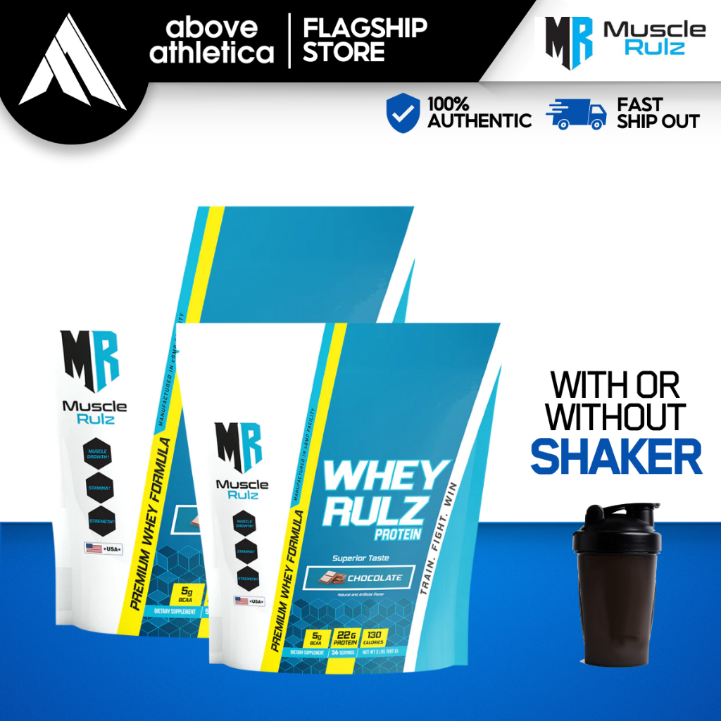 Muscle Rulz Whey Rulz Protein Powder 2lbs and 4lbs - Premium Whey ...