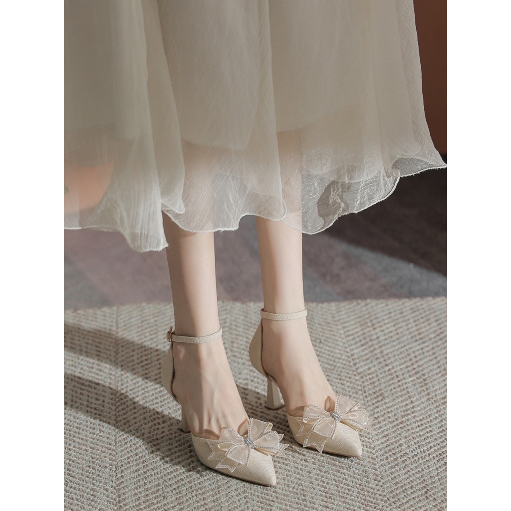 Women's Shoes High Heels Elegance Socialite Exquisite | Shopee Philippines