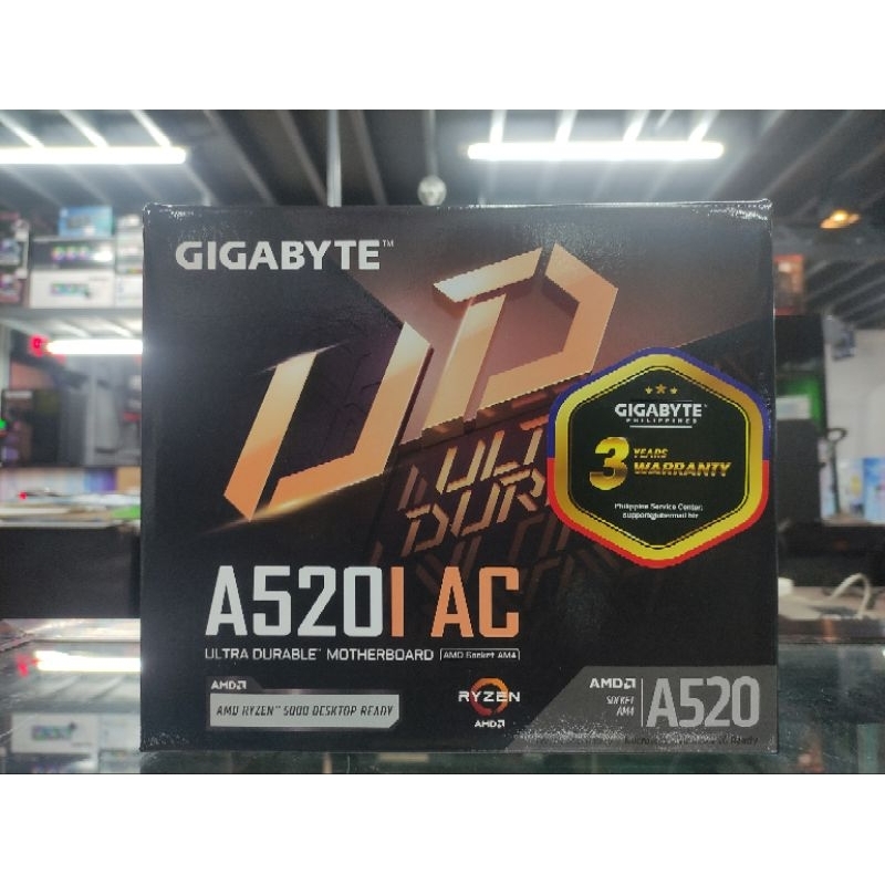 Gigabyte A520i AC AM4 ITX Motherboard | Shopee Philippines