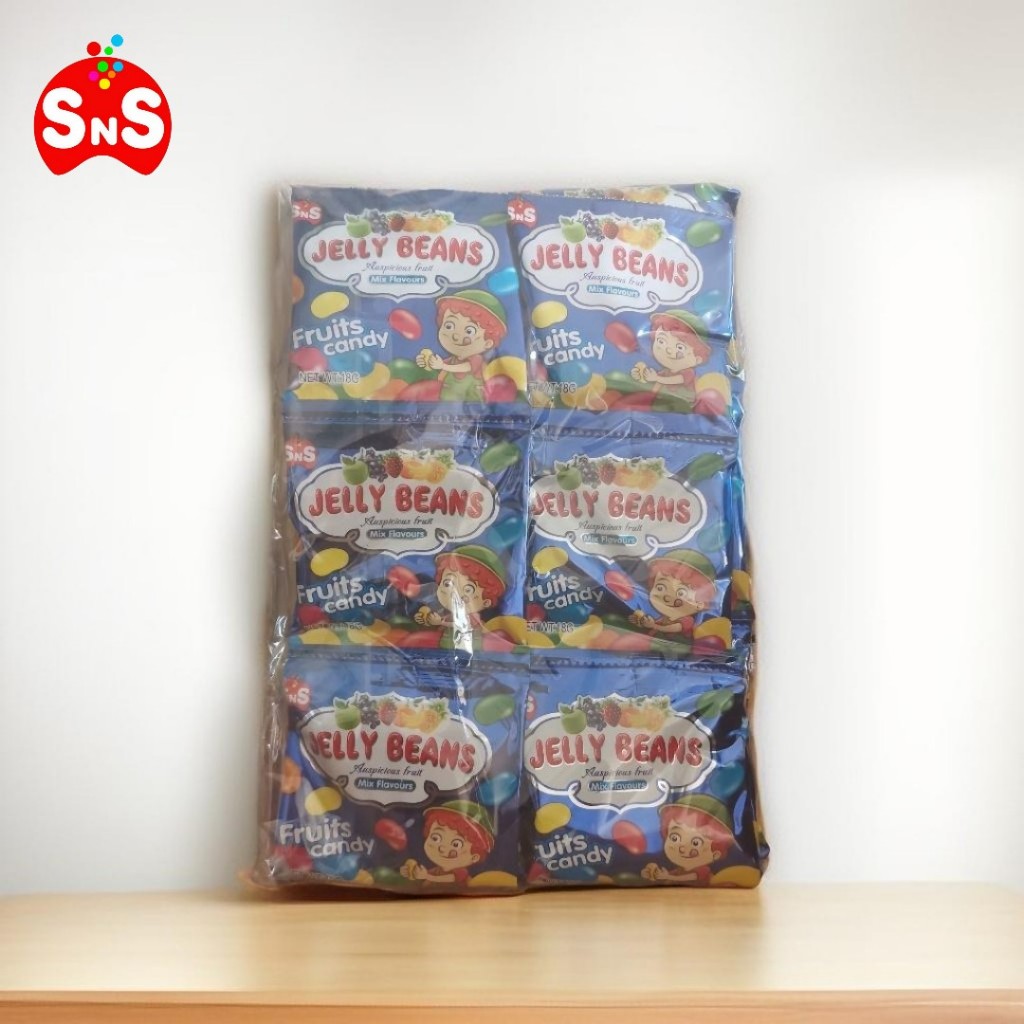 SnS Jelly Beans Mixed Flavor (18g*30pack) Snack Sweet Candy Bonbon ...