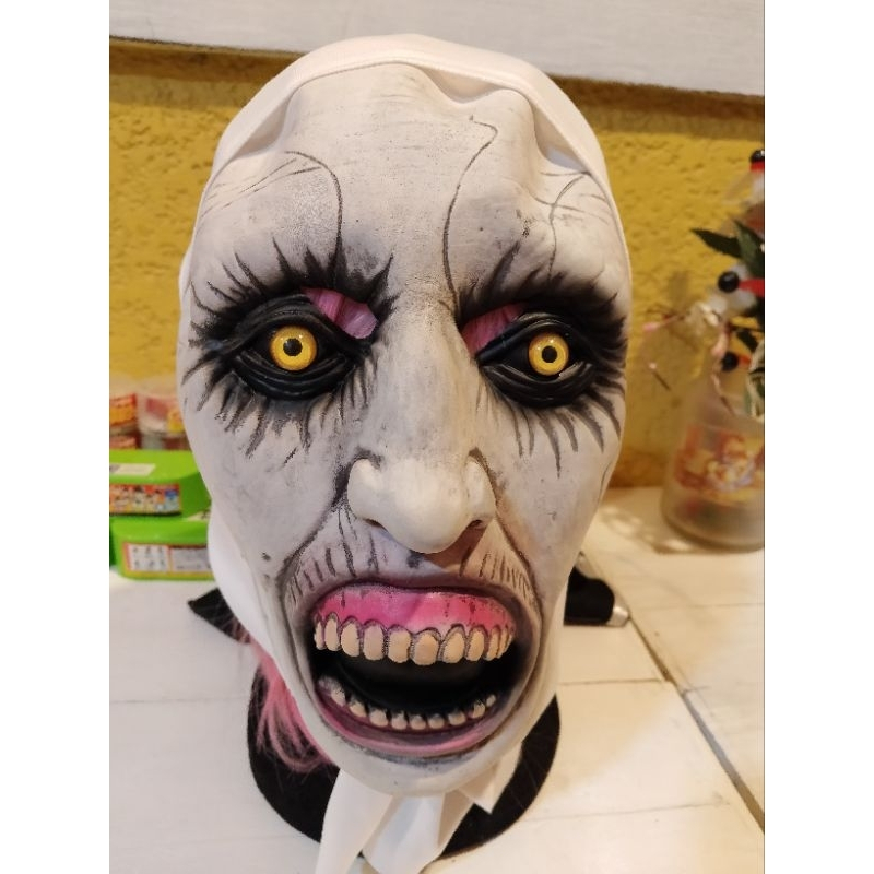 Valak Cosplay Mask Horror The Nun | Shopee Philippines