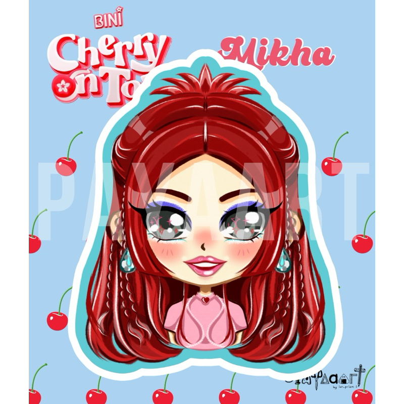 BINI Cherry On Top Chibi Stickers | Shopee Philippines