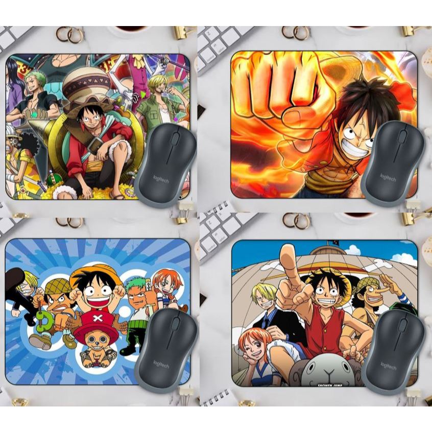 ONE PIECE Mouse pad 3mm Printed Rubber Mouse pad / 7x8.5 inches MM ...