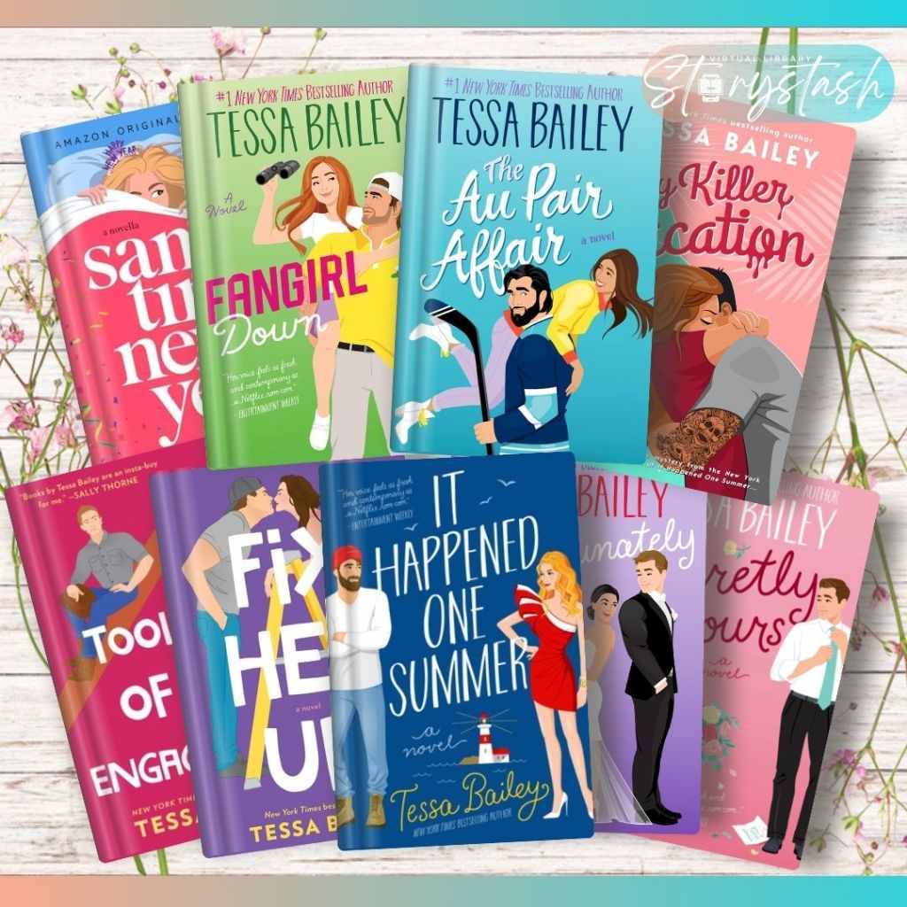 Tessa Bailey Books - Fangirl, The Au Pair Affair, Hot & Hammered ...
