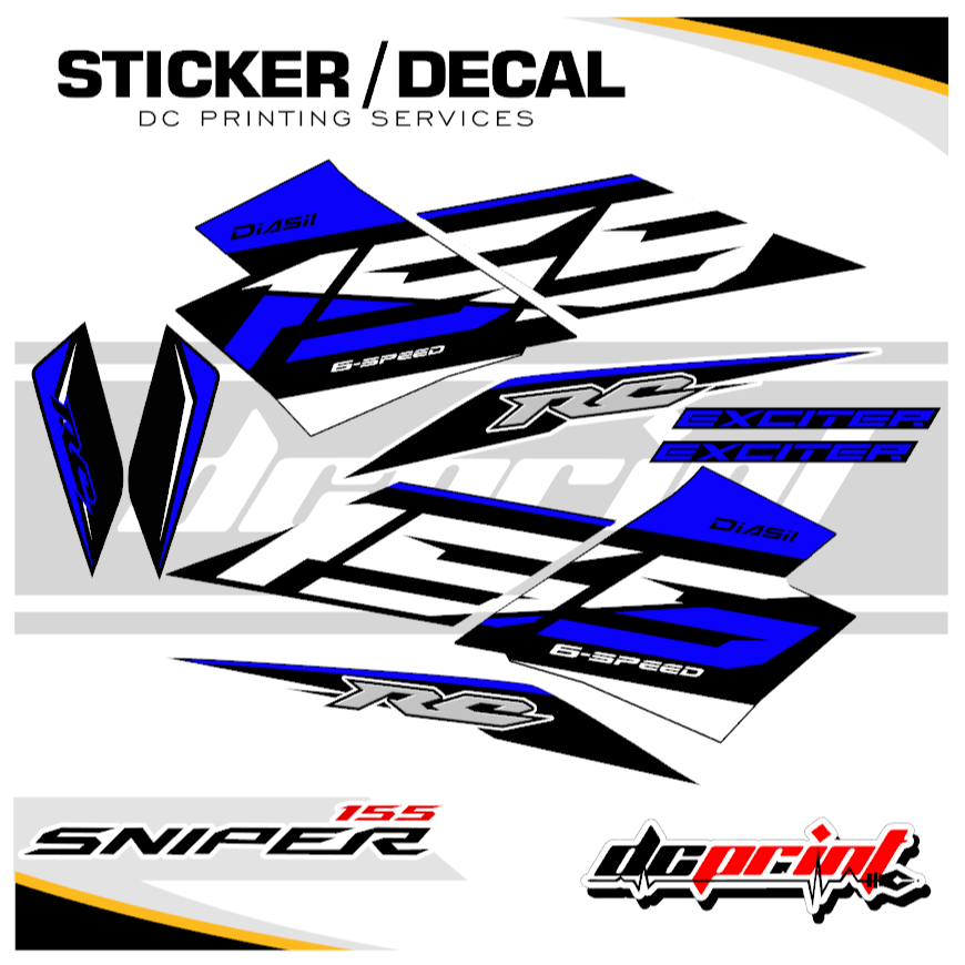 Yamaha RC decal Sniper 155R STICKER | Shopee Philippines