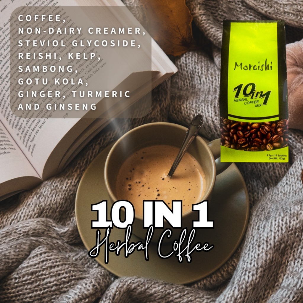 Moreishi 10in1 Herbal Coffee Mix | Shopee Philippines
