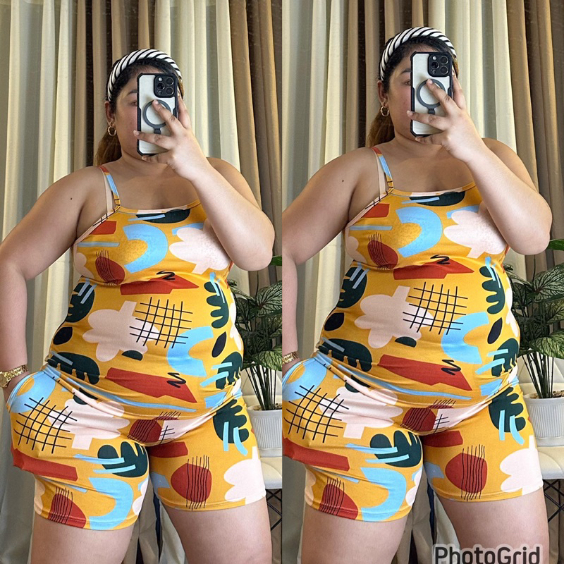 Cherry Terno Short fit up to 2XL COTTON | Shopee Philippines