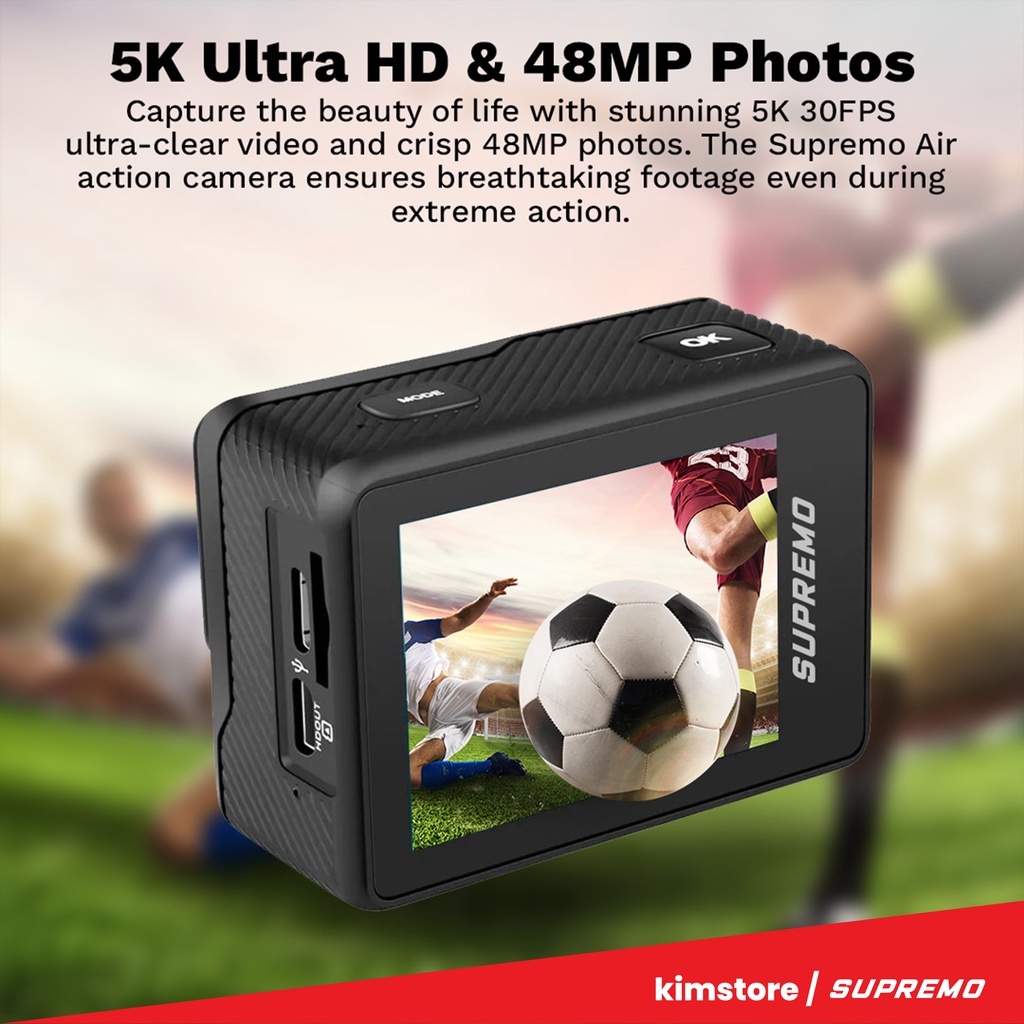 Supremo Air 5K Action Camera | Shopee Philippines