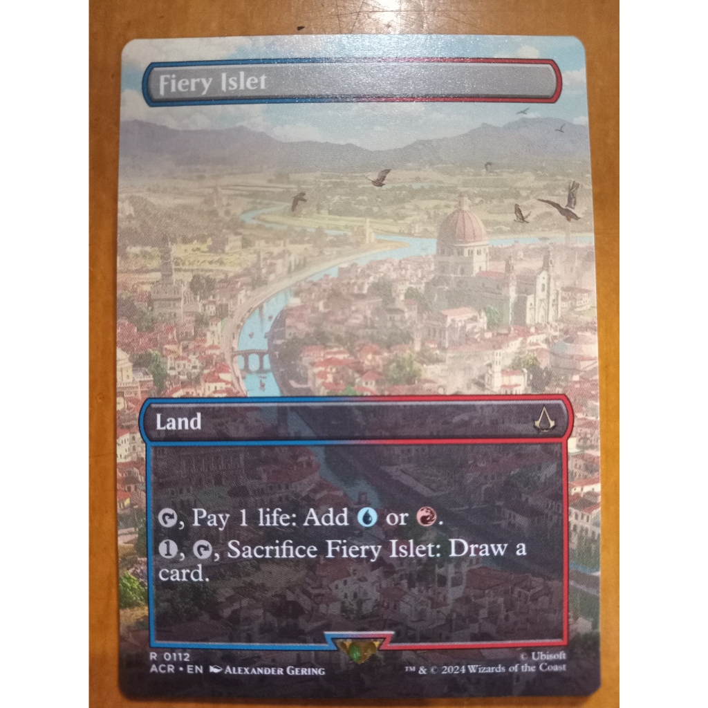 MTG Fiery Islet (Borderless) Rare ACR Universes Beyond: Assassin's ...