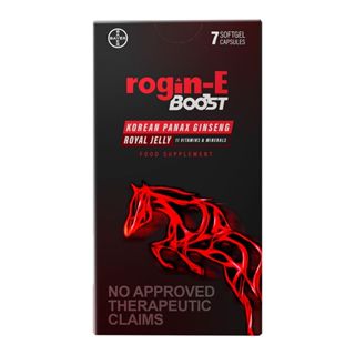 ROGIN-E BOOST Box of 7s (1 Blister x 7 Softgel capsules) + FREE Durex ...