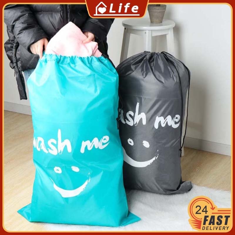 Laundry Bag Foldable Large Capacity Travel Laundry Bag Washable Dirty ...