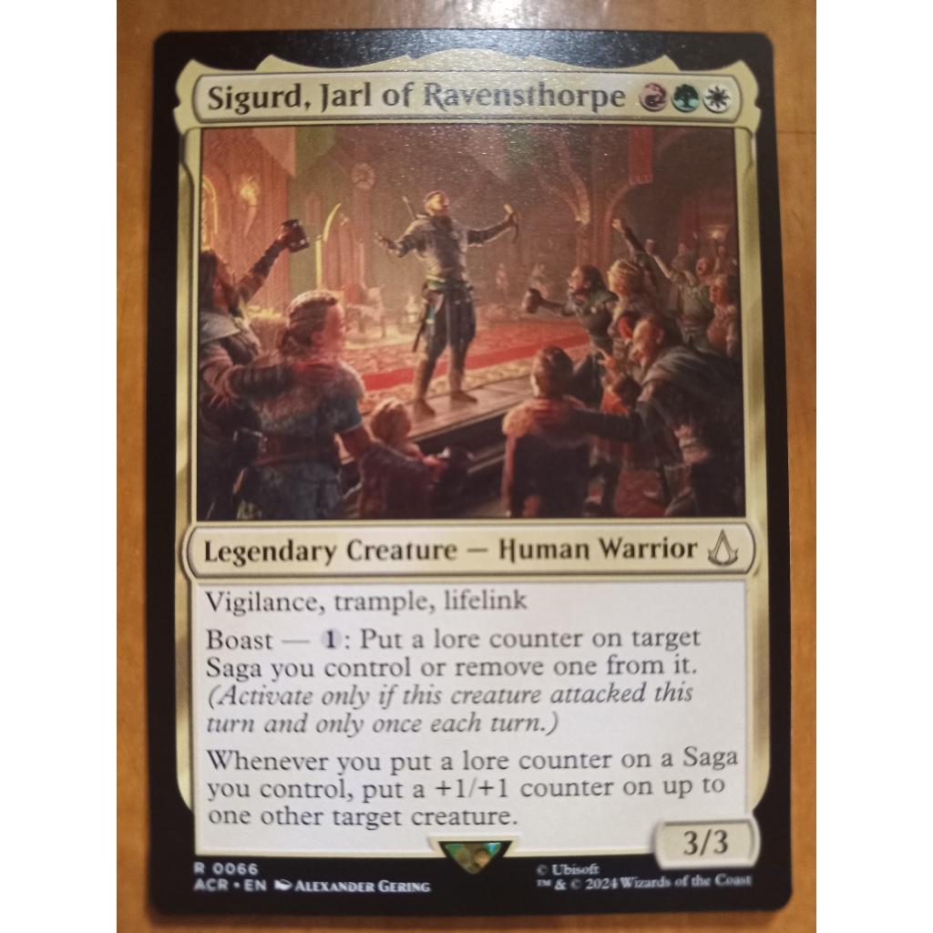 MTG Sigurd, Jarl of Ravensthorpe Rare ACR Universes Beyond: Assassin's ...