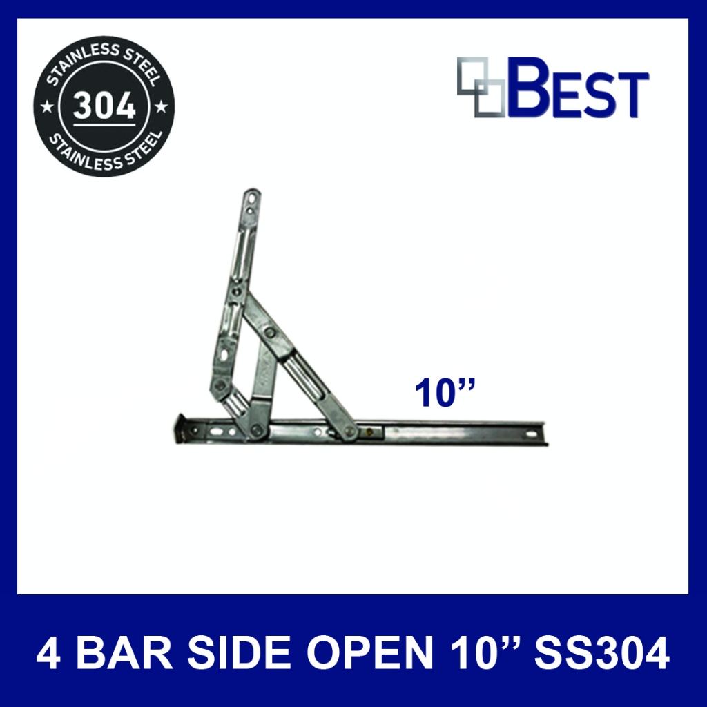 BEST 4 bar Hinges 10 Side Open SS304 (1 pc) | Shopee Philippines