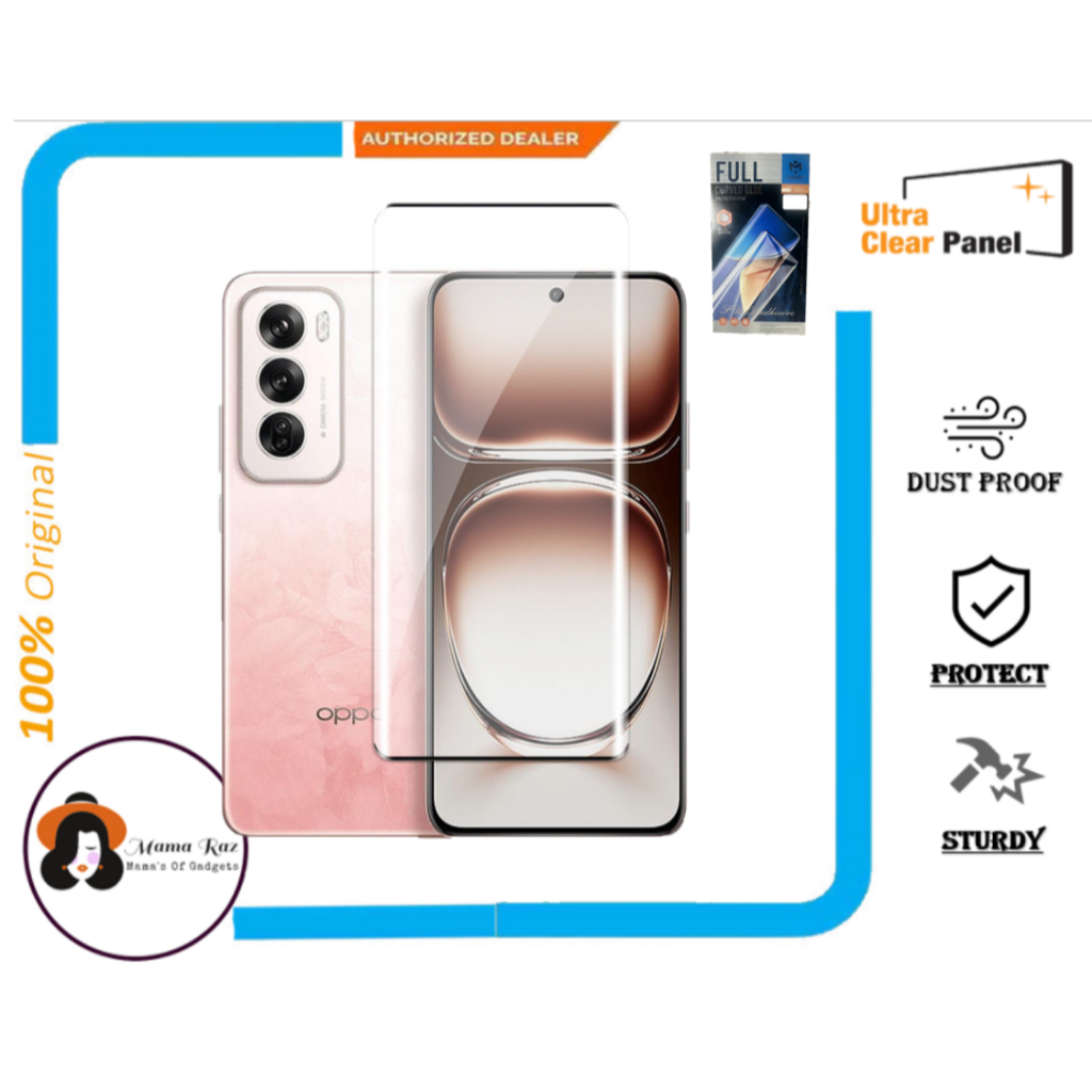 OPPO RENO 12 5G / RENO 12 PRO 5G YIGOUMO Full Glue Tempered Glass ...