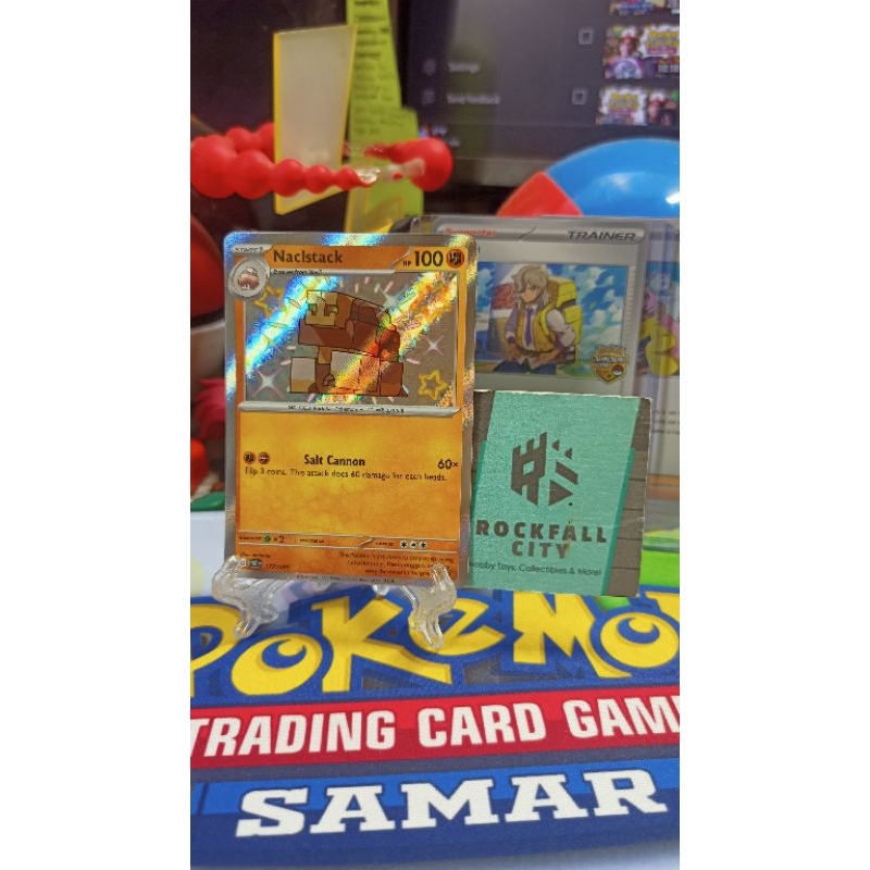 Pokemon TCG - NACLSTACK 177/091 Shiny Rare - Paldean Fates | Shopee ...