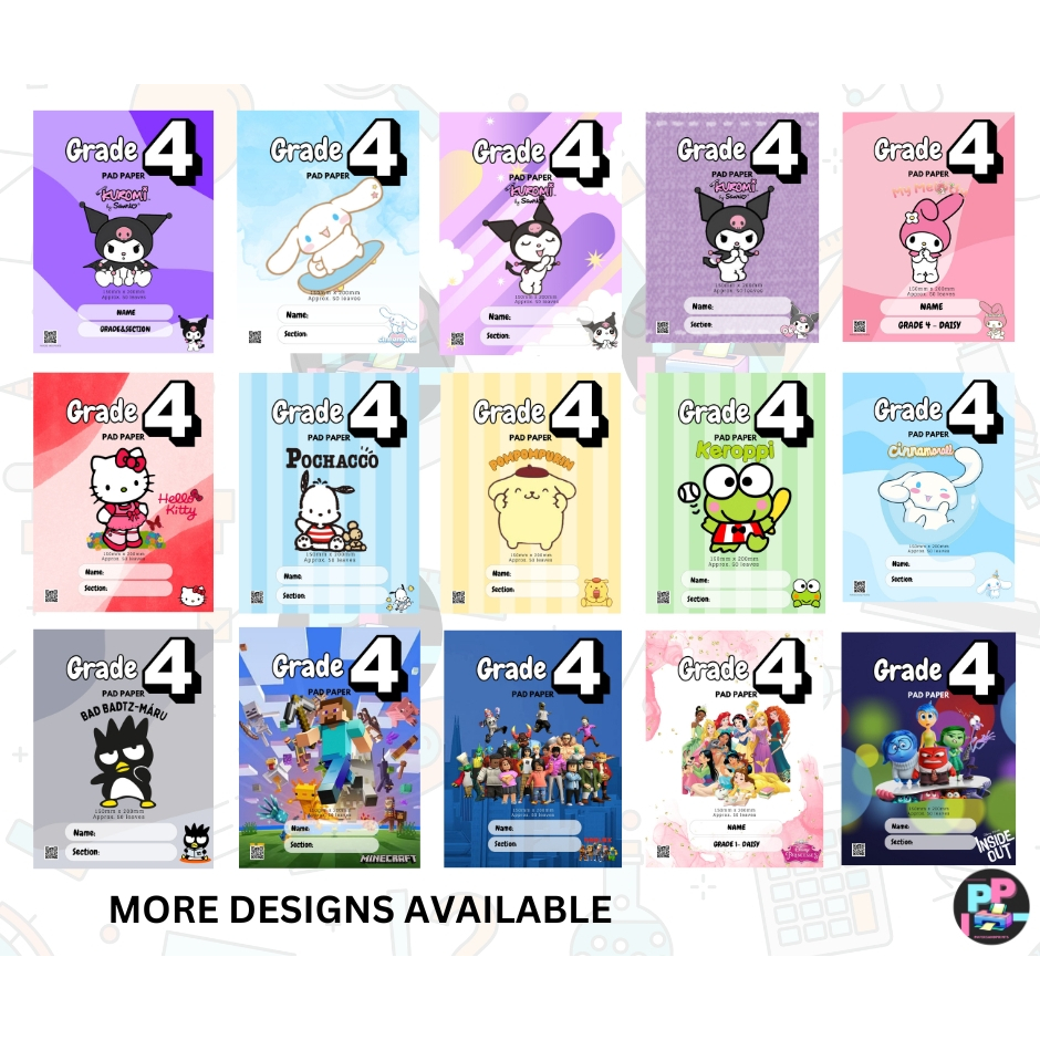 PERSONALIZED PAD PAPER GRADE4 | Shopee Philippines