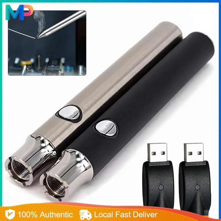 Thread Battery Pen 350mAh Rechargeable Soldering Iron Button Battery ...