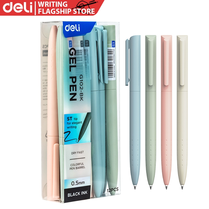Deli 0.5mm Press Gel Pen Quick-dry Pen ST Pen Tip 1PC | Shopee Philippines