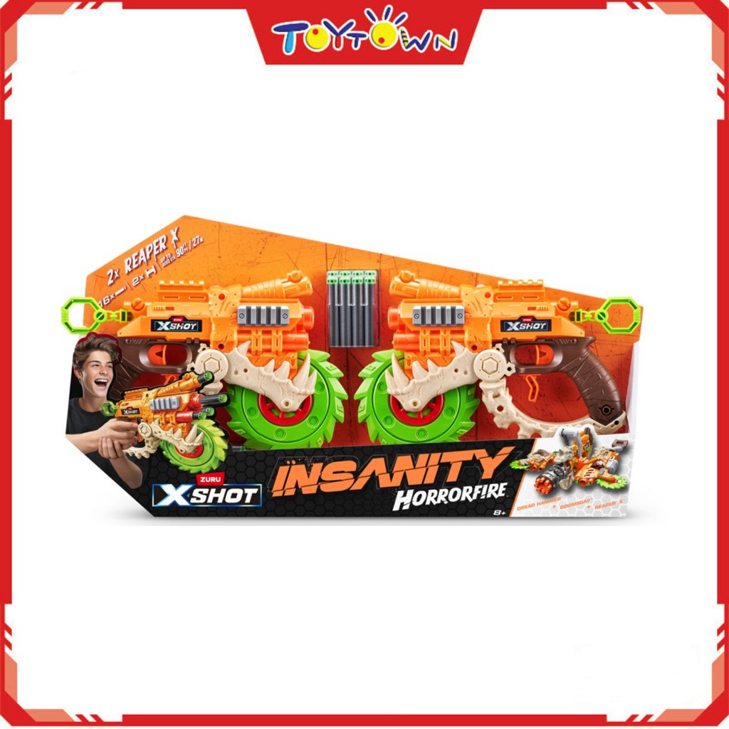 X-Shot Insanity Horrorfire™: 2x Reaper X | Shopee Philippines