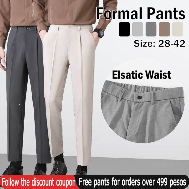 Local delivery COD Suit Pants Casual Trousers Men's Pants Korean ...