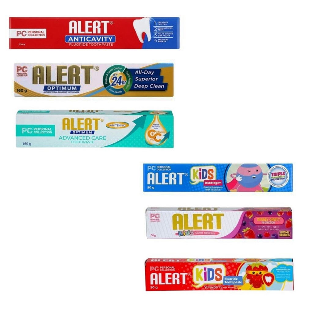 VM Alert Fluoride Optimum Antibacterial Toothpaste Anticavity Advance ...