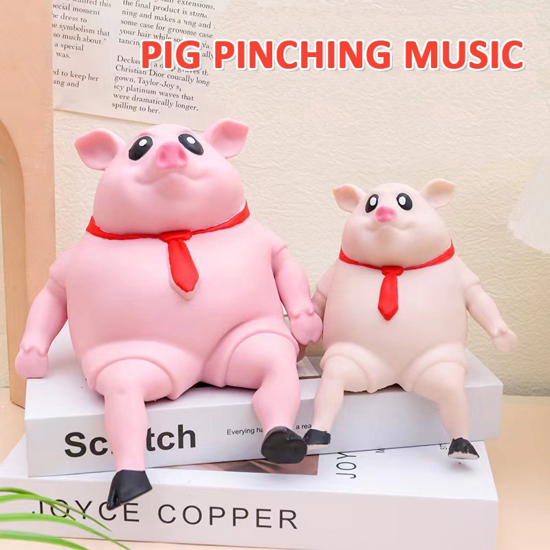 Funny Stretch Animal Splat Toys Splashy Piggy Toy Sensory Stress Relief ...