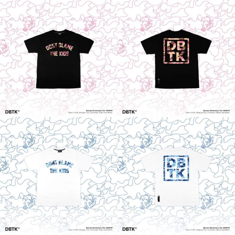 DBTK Burrow Elementary Tee | Black, White | Regular Fit | Maico Hook ...