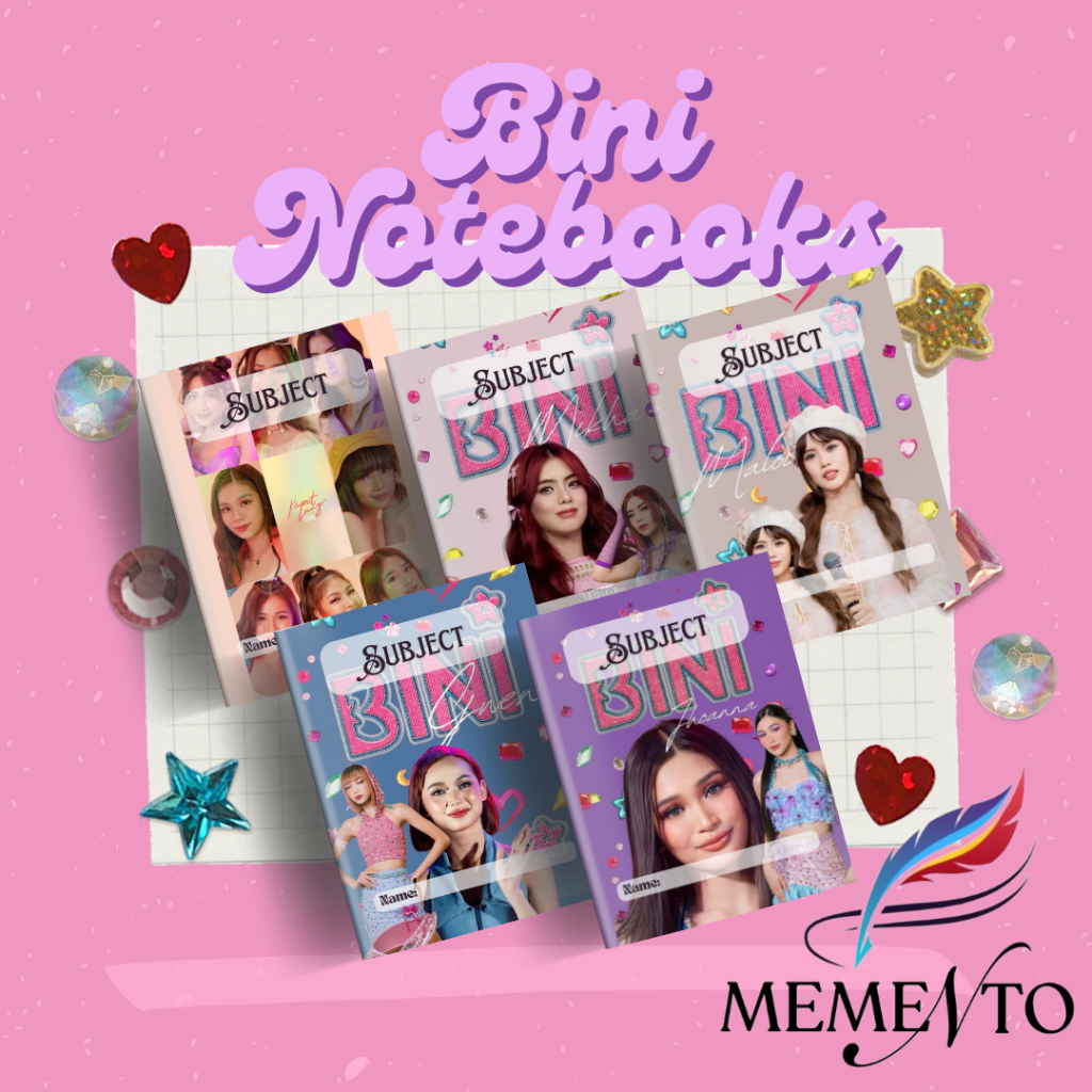 Personalized Bini Notebooks For Elementary students and High school ...