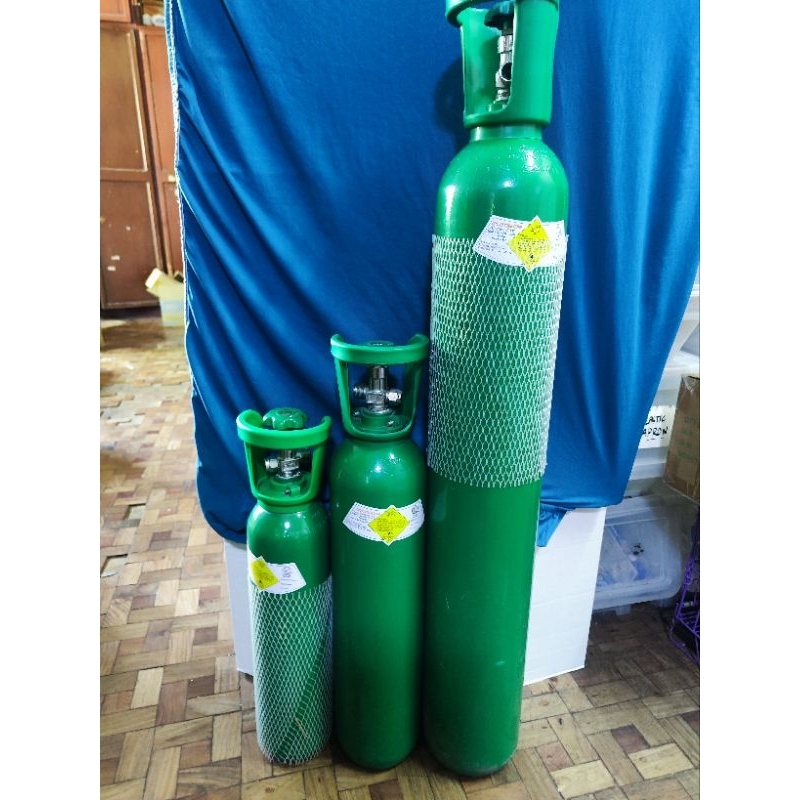 Oxygen Tank All Size With Content REFILLABLE 5xBubblewrap Head For ...