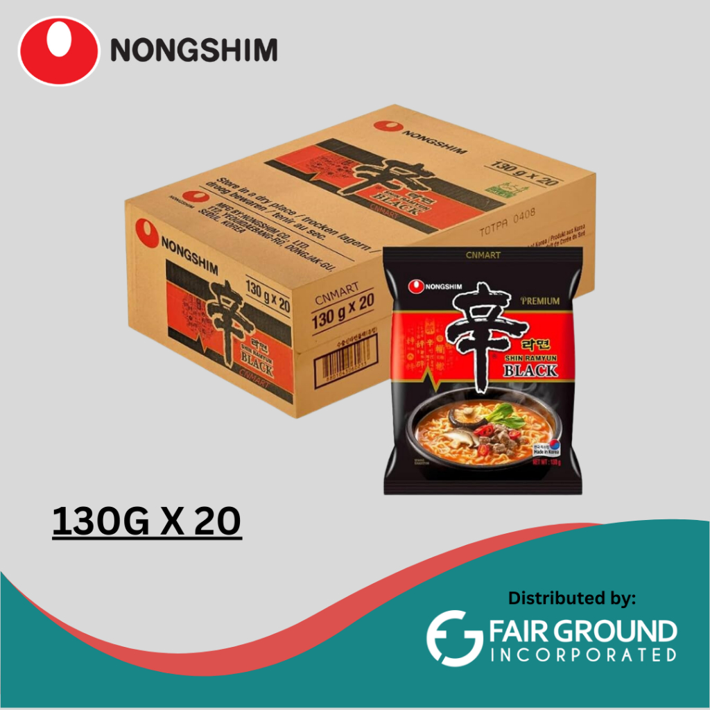 Nongshim Shin Ramyun Black Pouch 130G X 20 | Shopee Philippines