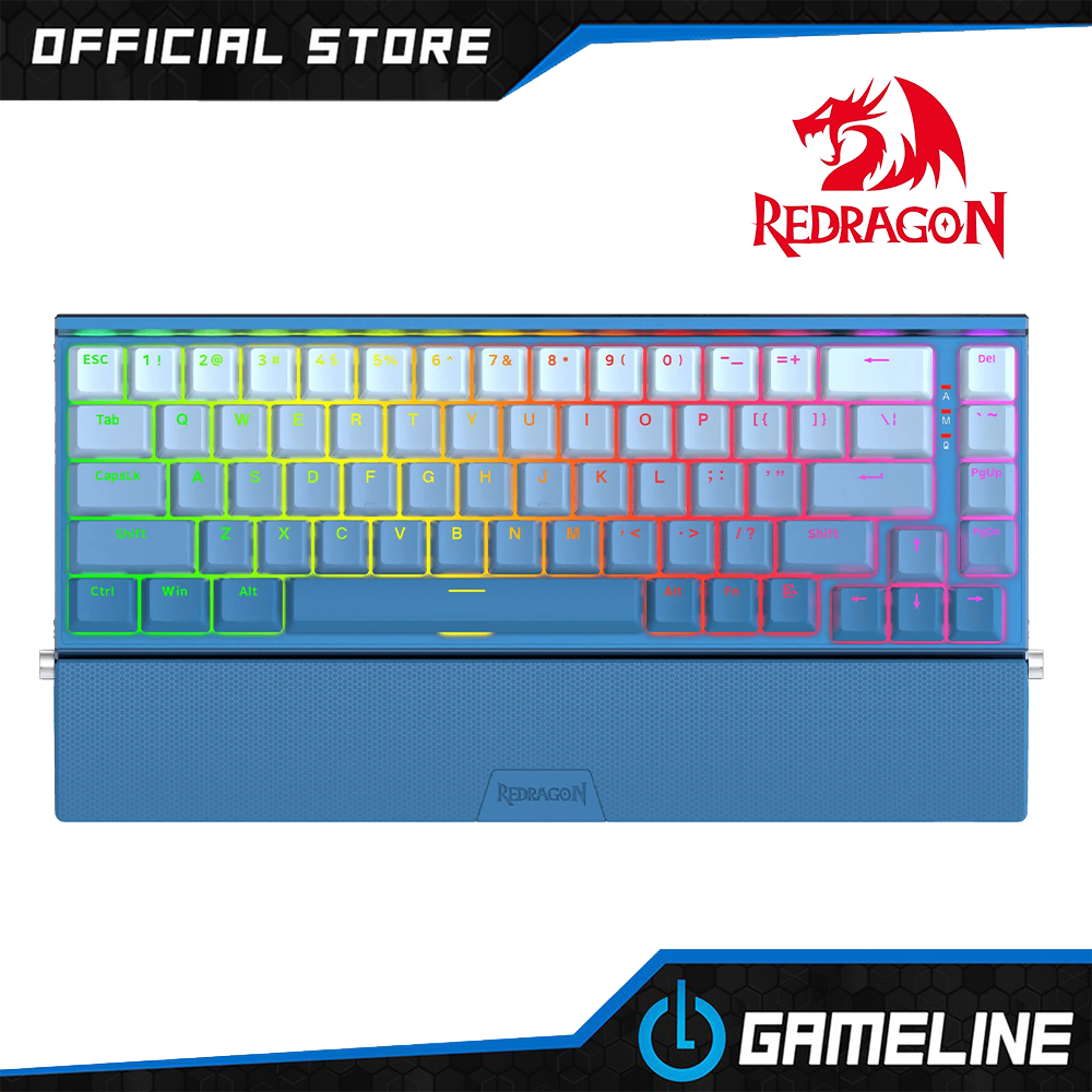 Redragon K641B-BW RGB Shaco Aluminum Hot-Swappable Mechanical Gaming ...