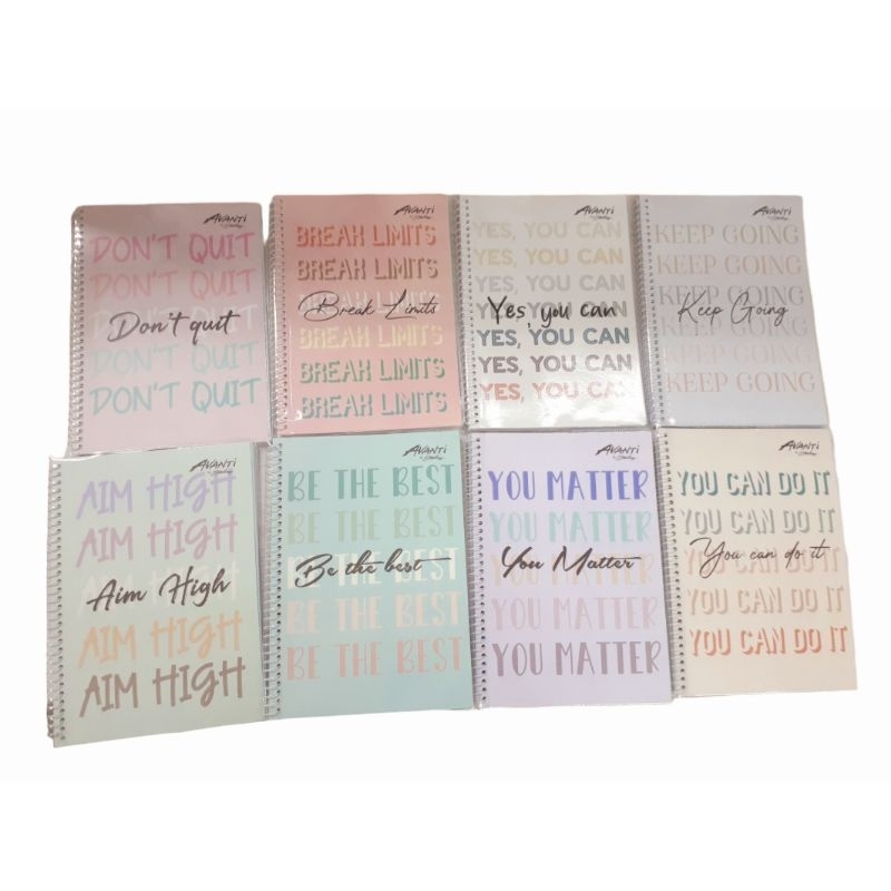 Avanti Spiral Notebook (Repetitions) - 80 leaves #363974 | Shopee ...