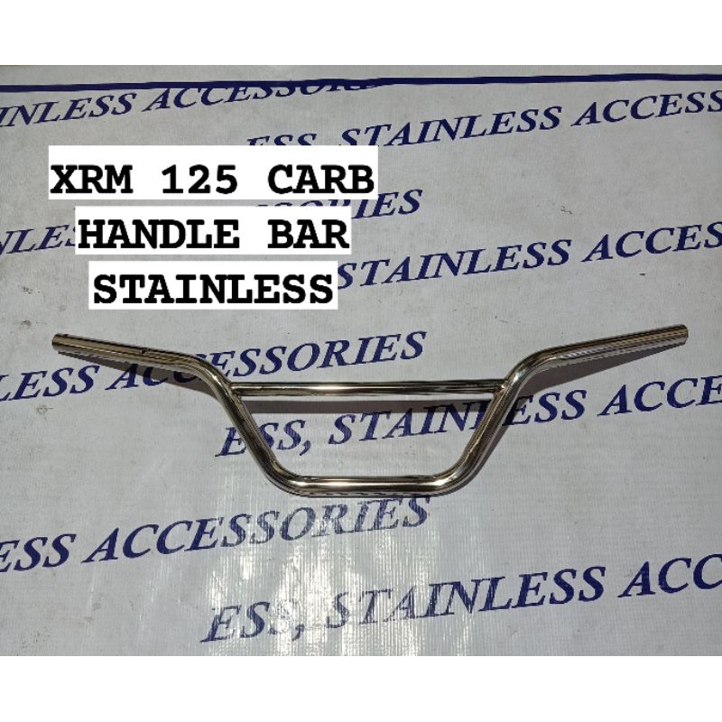 XRM handle Bar Stainless 1.5 kapal for CARB onlyi | Shopee Philippines