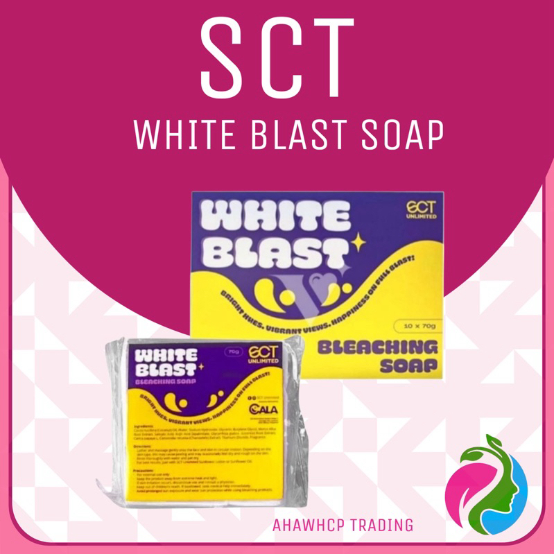 SCT WHITE BLAST BLEACHING SOAP 10Bar - SCT UNLIMITED | Shopee Philippines