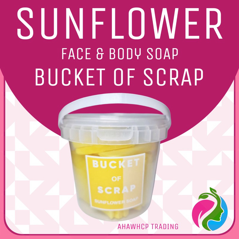 BUCKET OF SCRAP SOAP 500g SUNFLOWER | Shopee Philippines