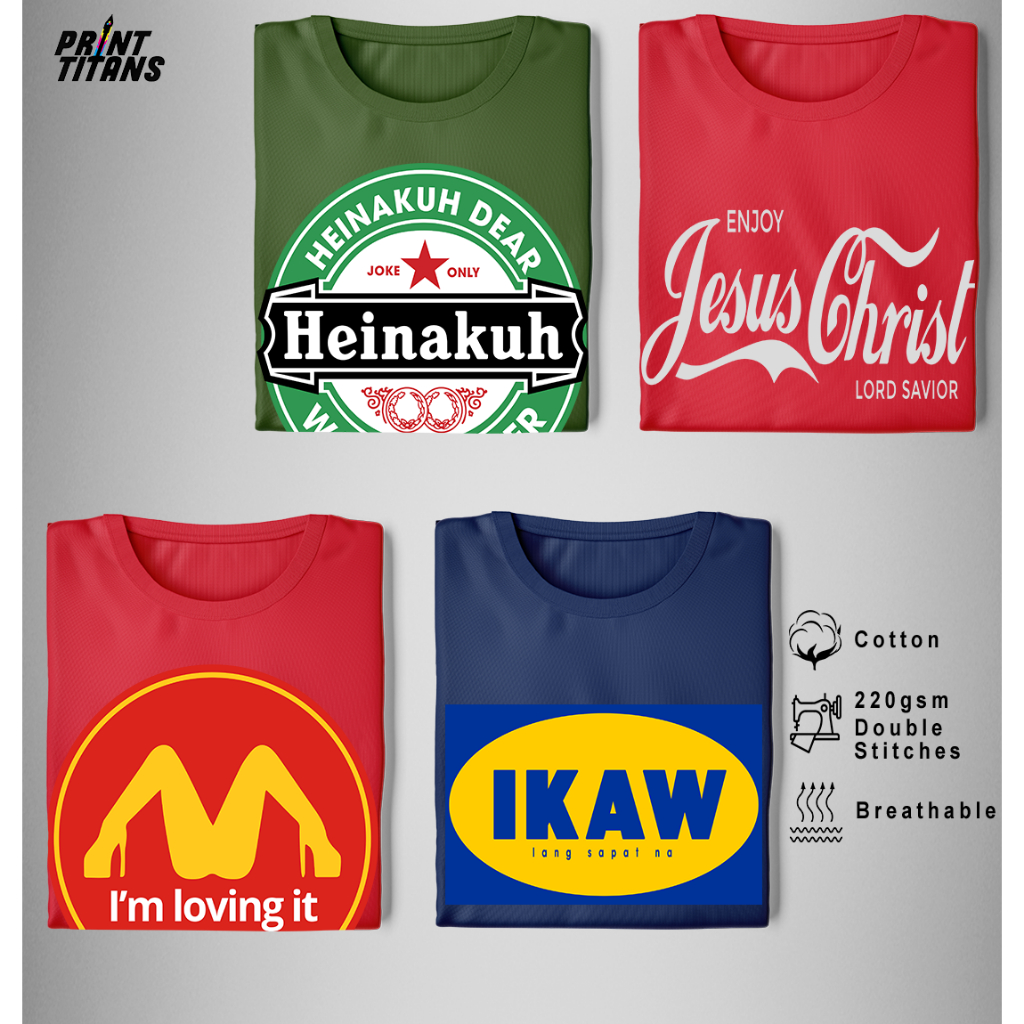 Spoof Brand Meme shirt design Tshirt Oversized Unisex Tees men women ...