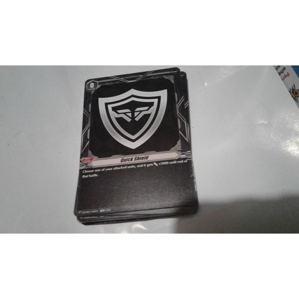 QUICK SHIELD black NO FOIL VANGUARD CARD 1 ONE PIECE DZ PS COUNTER ...