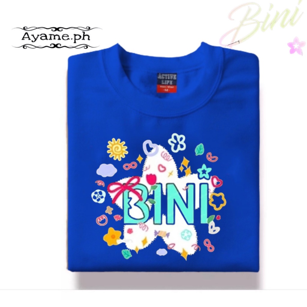 BINI verse tshirts cotton unisex men and women blooms aesthetics ...