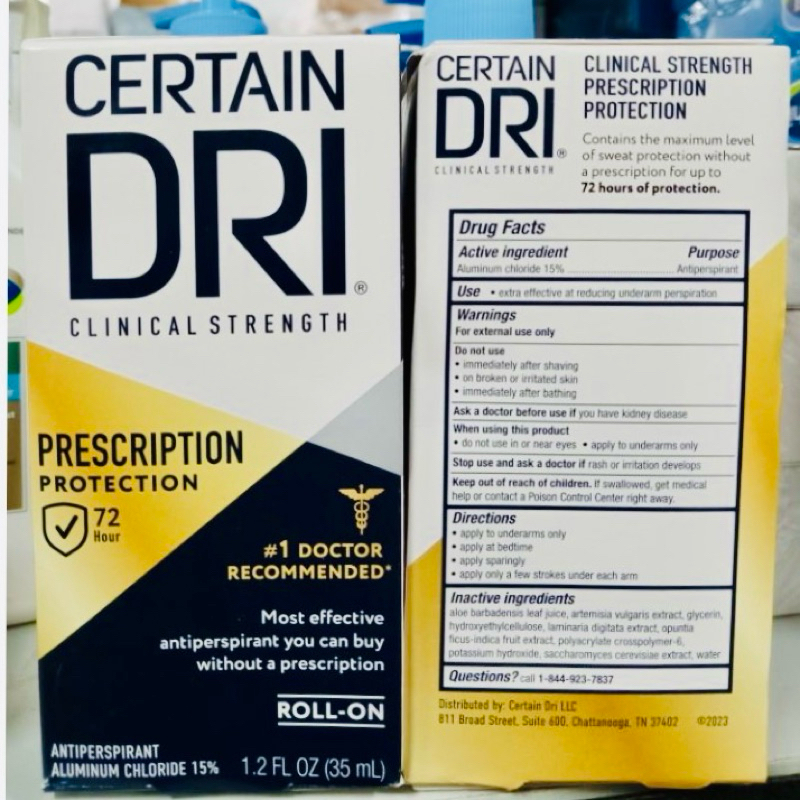 New Packaging Certain Dri Prescription Strength Antiperspirant ...
