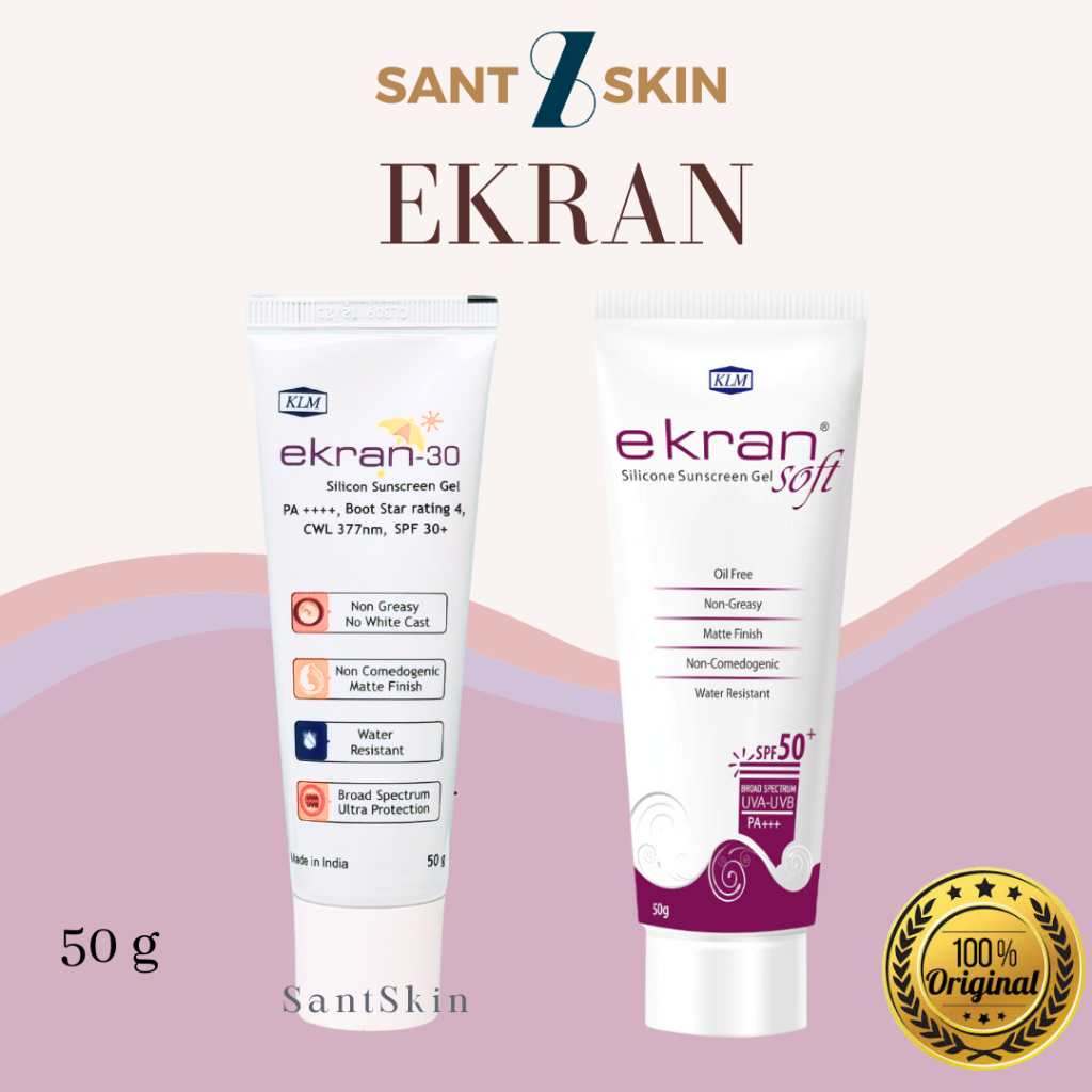 Ekran-30 SPF 30+ or Ekran Soft SPF 50+ Silicone Sunscreen Gel | Shopee ...