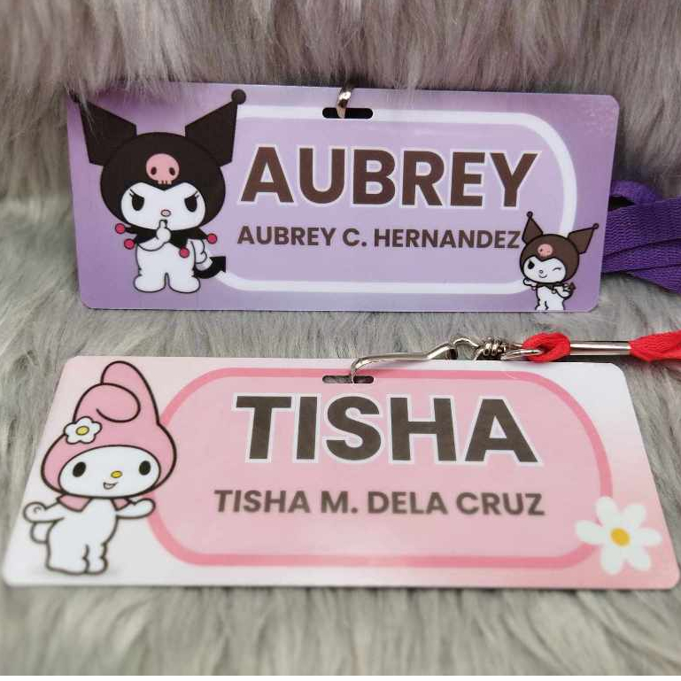 PVC NAME TAG #001, Personalized Name Tag with lanyard / 74 Random ...
