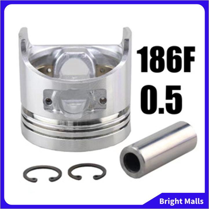 Bright MallsAssembly Assy Piston 186F 0.5 Aircooled Diesel Engine Yamma ...