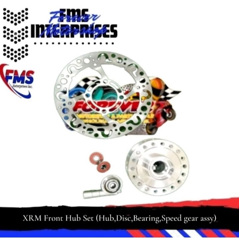 XRM Front Hub Set (Hub,Disc,Bearing,Speed gear assy) | Shopee Philippines