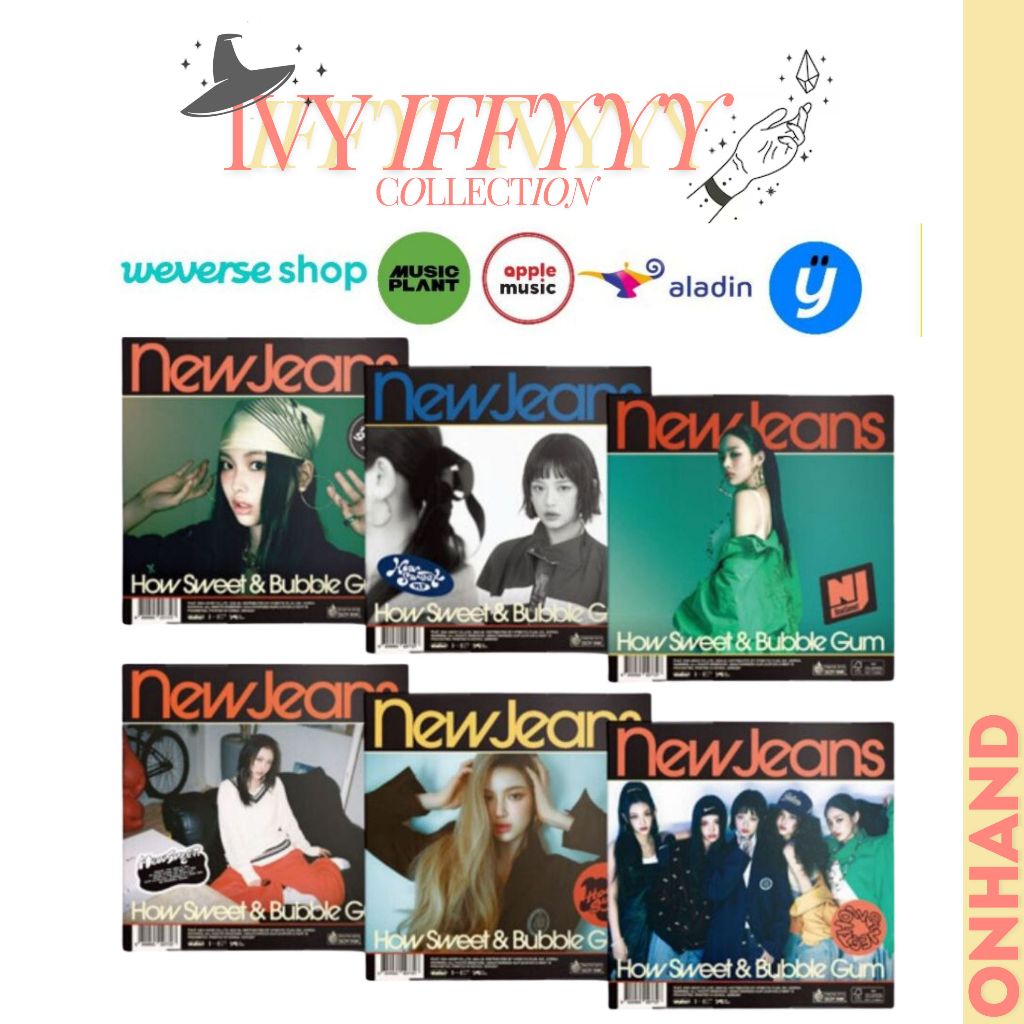 ONHAND | [Standard] NJ NEWJEANS - How Sweet Album Regular ver | Shopee Philippines