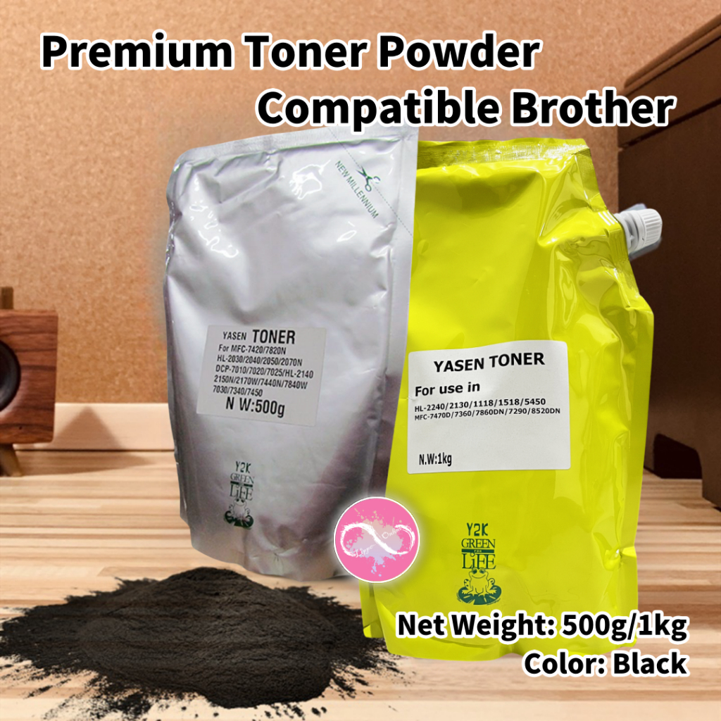 Brother Toner Powder 1kg for tn1000 tn2260 tn2280 tn2380 tn2480 tn3370 ...