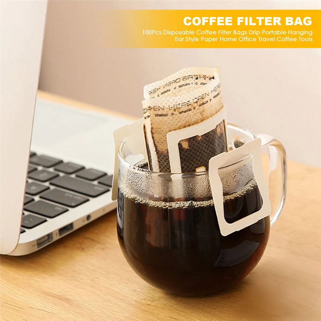 100pcs Empty Coffee Drip Bag Empty Coffee Paper Filters Coffee Drip ...